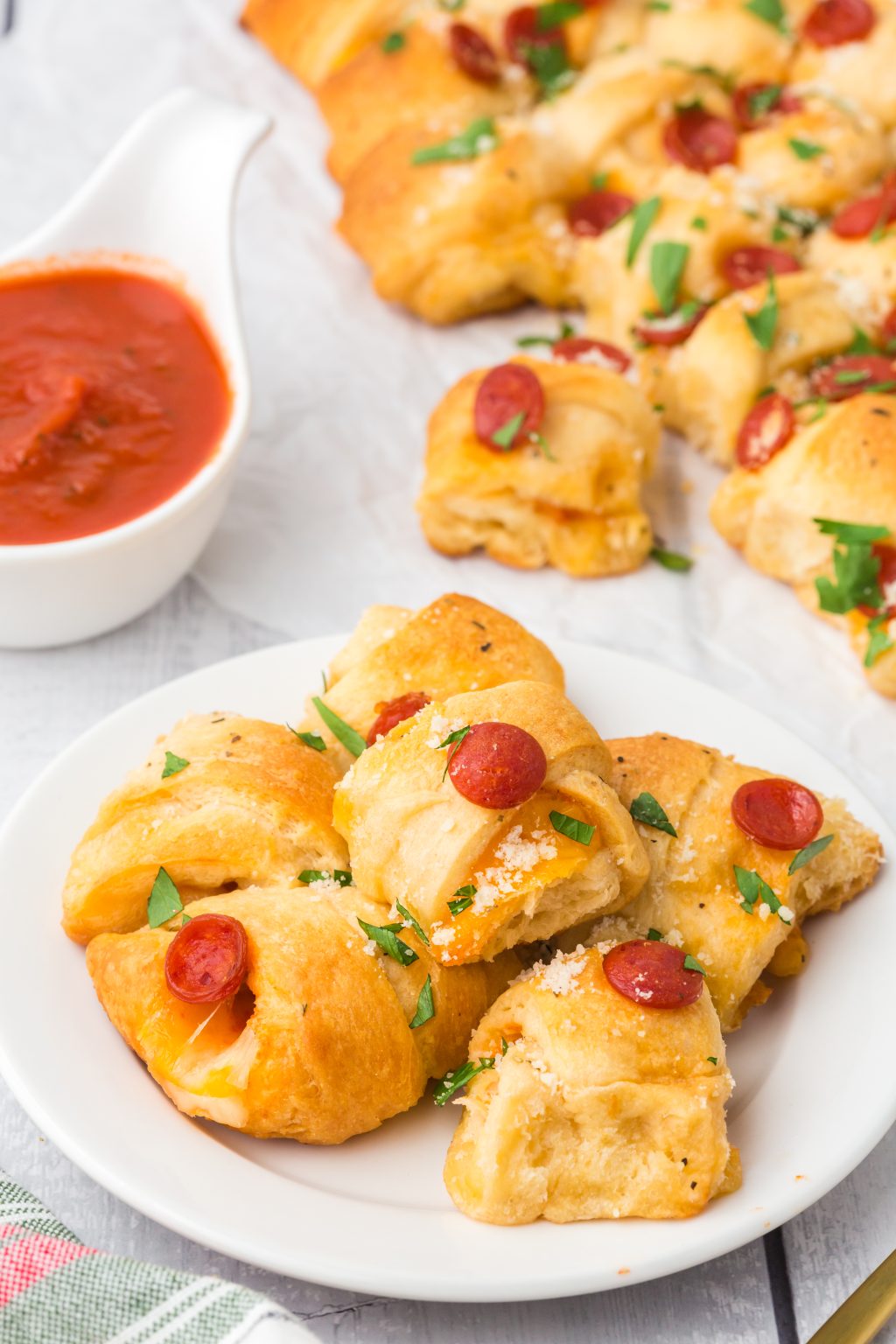 Christmas Tree Pull Apart Bread