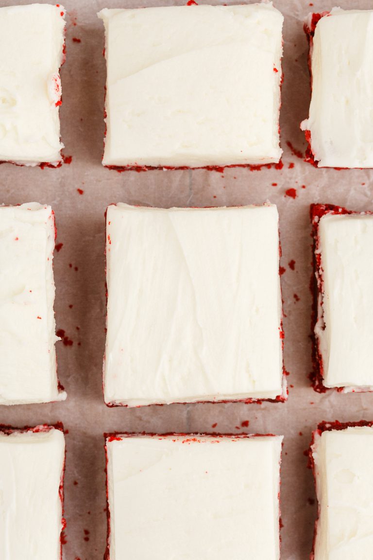 Red Velvet Cookie Bars