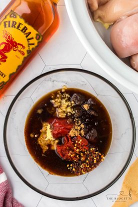 Crock Pot Fireball Chicken