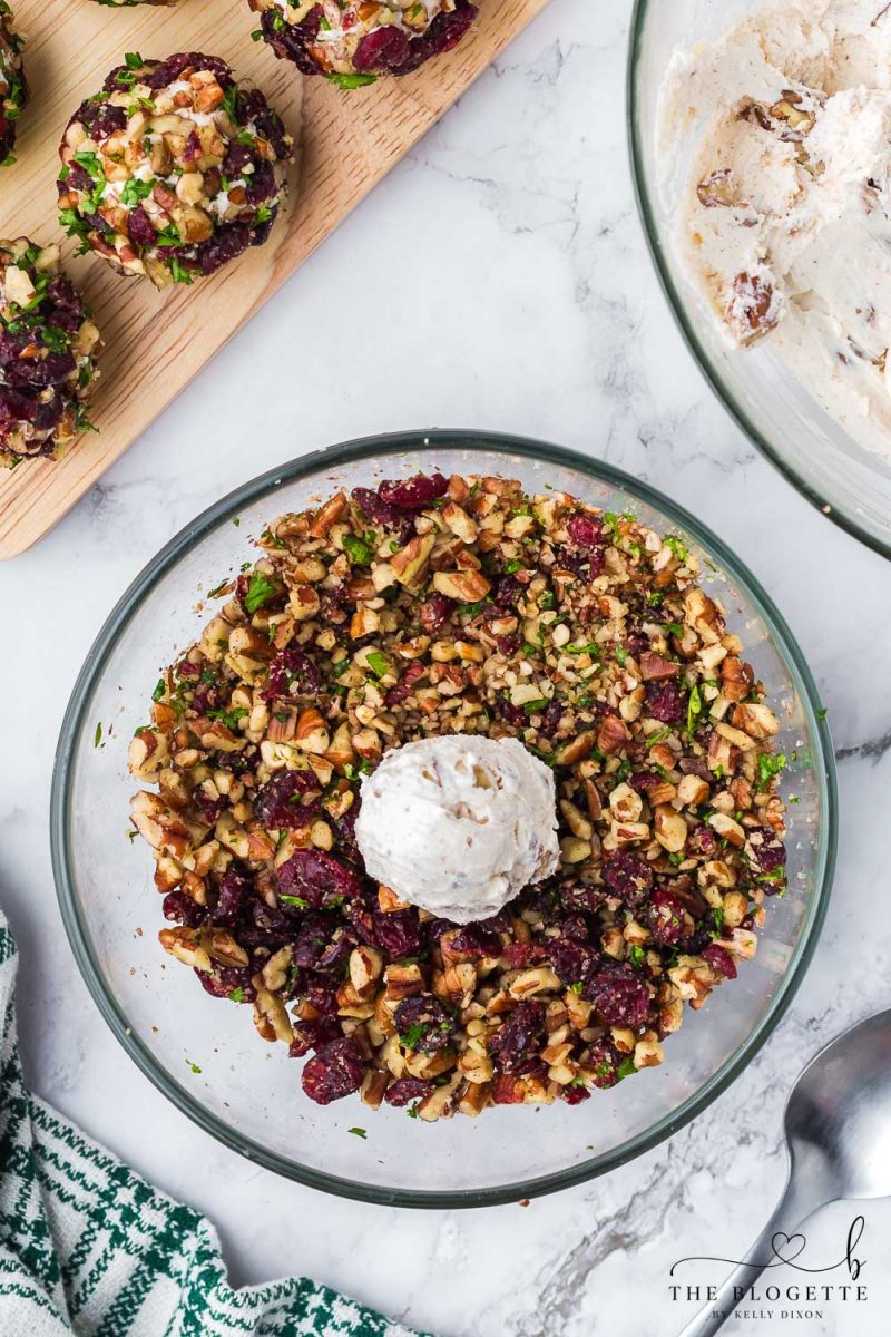 Cranberry Pecan Goat Cheese Balls