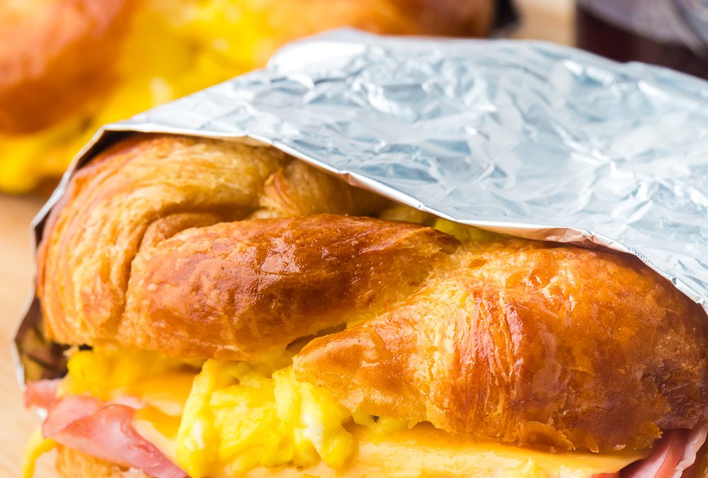 Frozen Croissant Breakfast Sandwich Freezer Breakfast Croissant