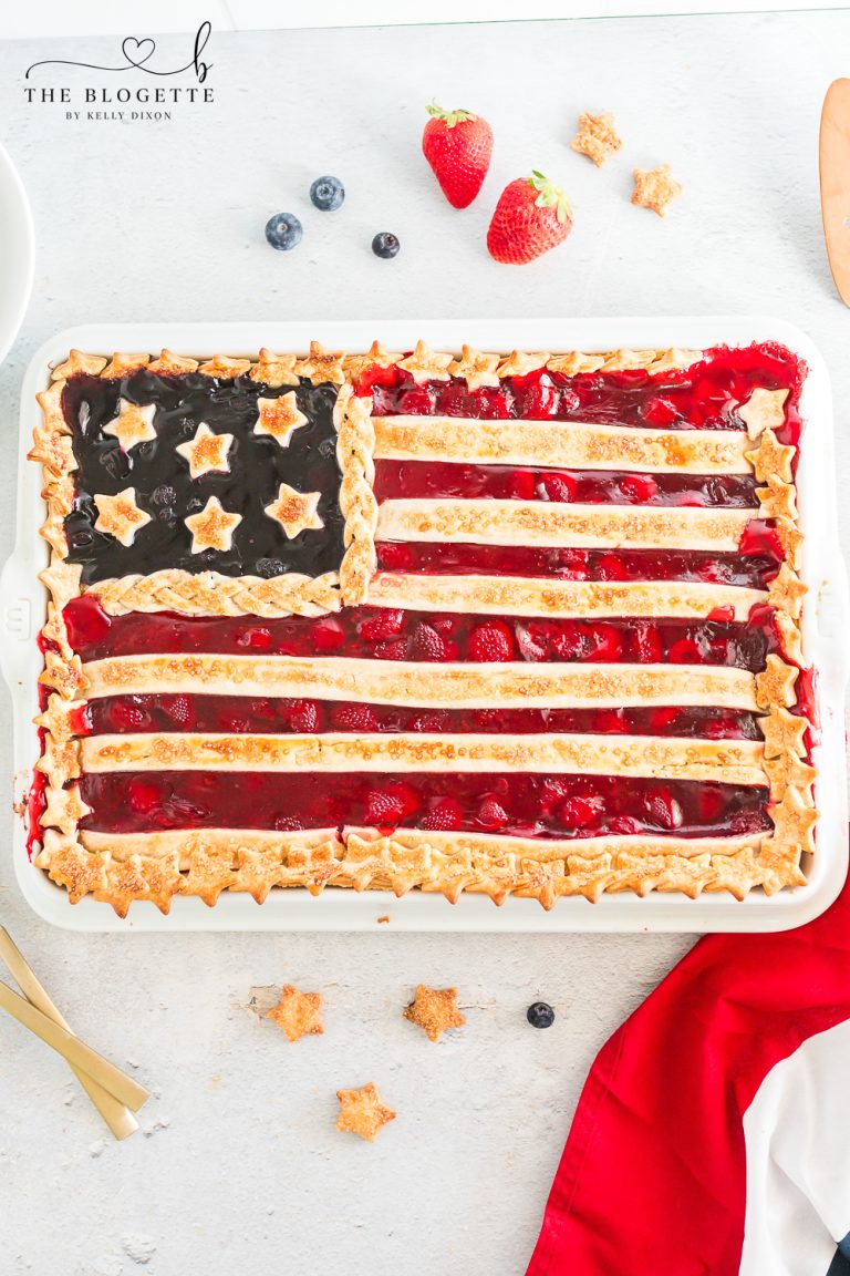 American Flag 7 Layer Dip