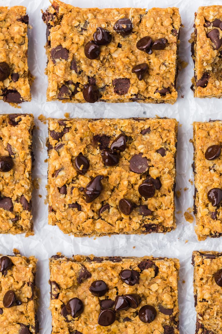Oatmeal Peanut Butter Chocolate Chip Bars